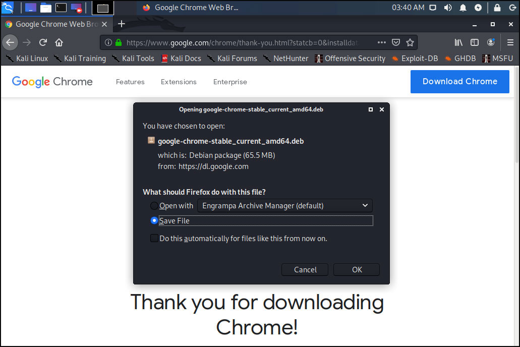 How to Install Google Chrome in Kali Linux 2022.4 - TECH DHEE