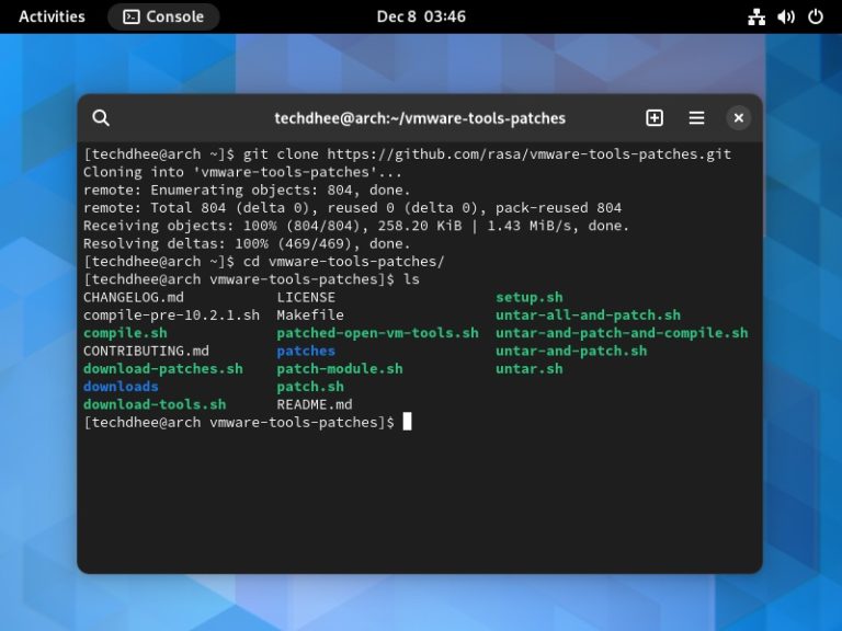 How to Install VMware Tools on Arch Linux - TECH DHEE