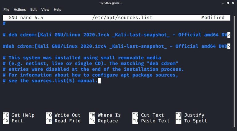 Add Kali Linux Official Repositories to sources.list -TECH DHEE