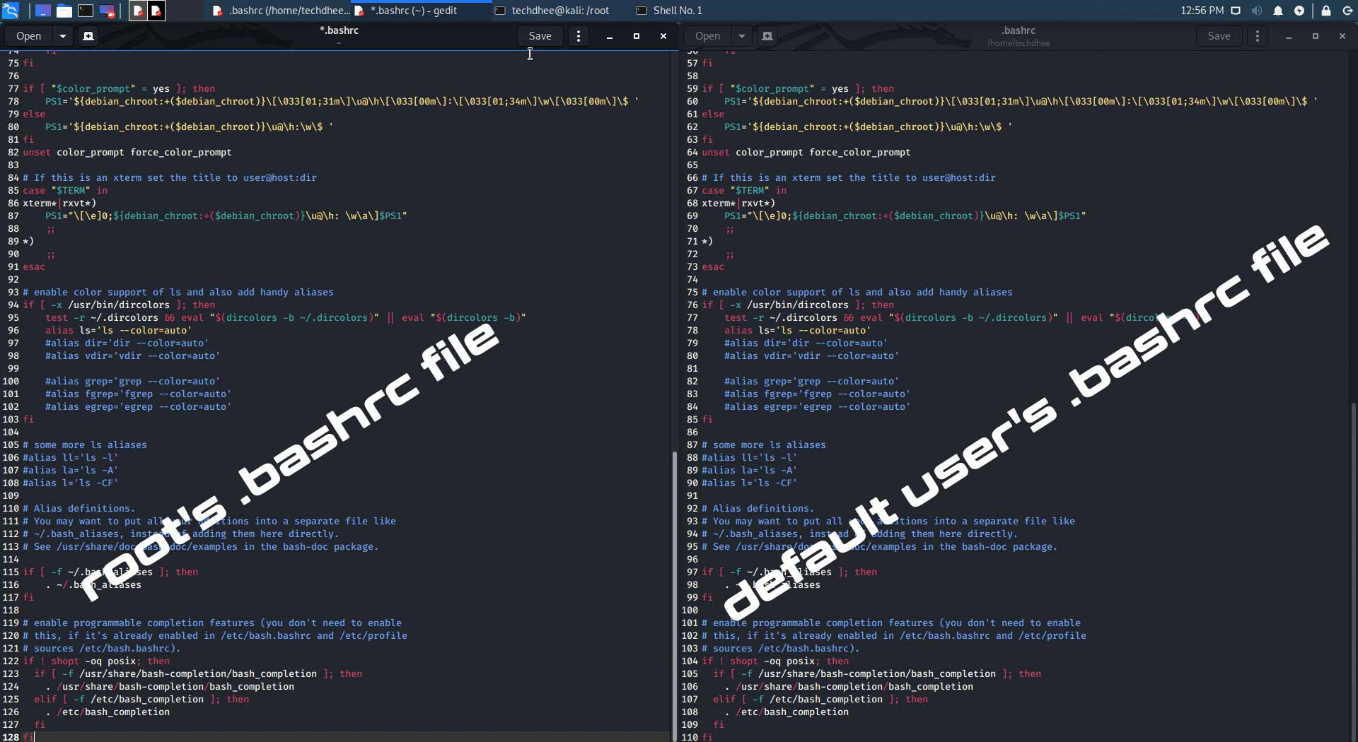 How To Make root User Terminal colorful in Kali Linux